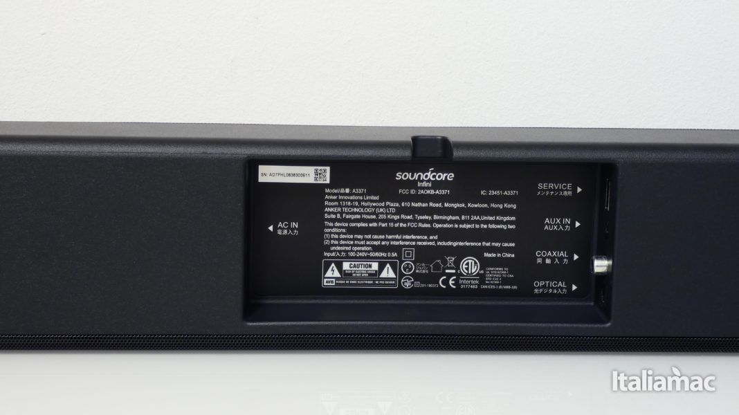 Soundcore Infini la soundbar potente con subwoofer integrati ...